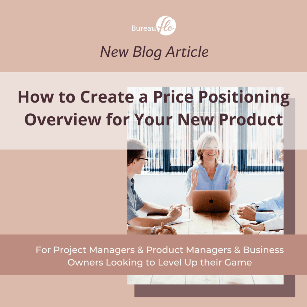 How to Create a Price Positioning Overview for Your New Product ...